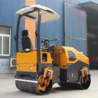 China 30% Grade Ability 3 Ton Double Drum Self Propelled Vibratory Road Roller for Benefit for sale