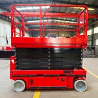 China Battery Powered 4-14m Electric Movable Scissors Construction Lift with Hydraulic System for sale