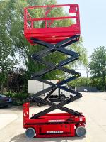 China Battery Powered 4-14m Electric Movable Scissors Construction Lift with Hydraulic System for sale