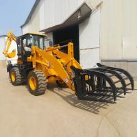 China 3 Ton Wheel Loader with Attachment 5800*1850*2750 mm Dimension Mini Backhoe Loader 4x4 for sale