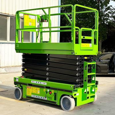 China 400mm*2400mm Moving Crawler Mobile Manlift for Aerial Work on High Platform 5m-14m for sale