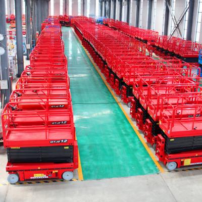 China Electric Diesel Man Lift on Tracks with 4m Max Lifting Height and 0-34M/MIN Hoisting Speed for sale