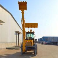 China Compact 4x4 Chinese Mini Backhoe Loader with BOXINHUASHENG Hydraulic Pump for sale