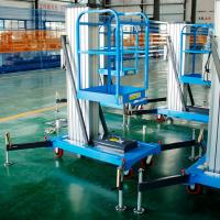 China 320kg Rated Loading Capacity Electric and Diesel Aerial Platform for Economic Man Lift for sale
