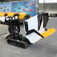 China Self-loading Mini Crawler Dumper with 500kg Loader Capacity and 360 kg Machine Weight for sale