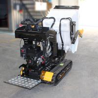 China Self-loading Mini Crawler Dumper with 500kg Loader Capacity and 360 kg Machine Weight for sale