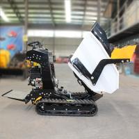 China Self-loading Mini Crawler Dumper with 500kg Loader Capacity and 360 kg Machine Weight for sale
