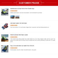 China Walk Behind Crawler Mini Skid Steer Loader Powered by YUNNEI Engine for Benefit for sale