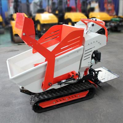 China Garden Track Dumper Small Crawler Dump 500KG 1000KG Mini Dumper for Transport Mass 360 kg for sale