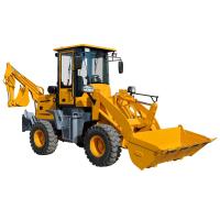 China 4x4 Mini Backhoe Loader with High Operating Efficiency and BOXINHUASHENG Hydraulic Pump for sale
