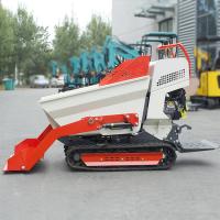 China 1480 x 832 x 1344 mm Mini Dumper Tracked Motor Wheelbarrow for Heavy-Duty Farm Work for sale