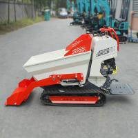 China 1480 x 832 x 1344 mm Mini Dumper Tracked Motor Wheelbarrow for Heavy-Duty Farm Work for sale