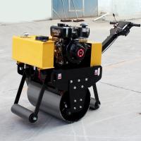 China 300kg Small Vibratory Roller Mini Walk Behind Road Roller Compactor for Road Building for sale