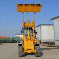 China 4 Wheel Drive 2 Ton Backhoe Loader with and Min. Turning Radius 000 mm for sale