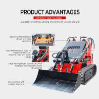 China MOOG Mini Diesel Crawler Track Loader with 3600 RPM Motor Speed and Hydraulic Hammer for sale