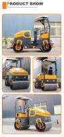 China Travel Speed 0-8km/h Drum Single Drum Roller EPA Engine Walk-behind 0.5ton 1 ton 3 ton 5 ton Road Roller for sale