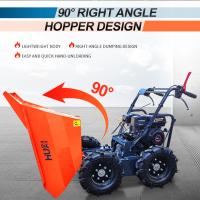 China Versatile Mini Dumper Track Carrier with Hydraulic Tipping and 93 Unleaded Gasoline for sale