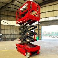 China 2400*1170mm Aerial Platform Electric Hydraulic Scissor Lift with 18 Channel Steel for sale