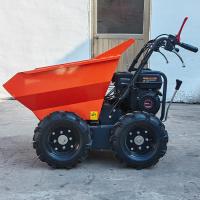China Versatile Mini Dumper Track Carrier with Hydraulic Tipping and 93 Unleaded Gasoline for sale