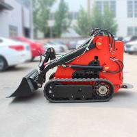 China BOXINHUASHENG Hydraulic Valve Electric Wheel Type Mini Skid Steer Loader for Tree Spade for sale