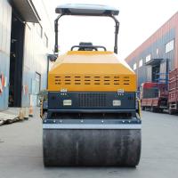 China Kawasaki Hydraulic Pump 3 Ton Diesel Engine Ride On Roller with 60L Fuel Tank Capacity for sale