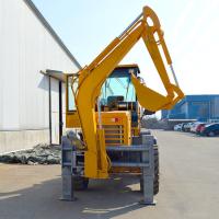 China HQ-WZ-20-28 Mini Backhoe Loader Excavator with 37 KW and 500 mm Min. Turning Radius for sale