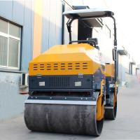China 3t 3000kg Vivrator Compactor Diesel Engine Small Vibration Road Roller For Asphalt for sale