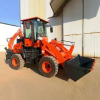 China HQ-WZ-10-20 Ce Epa 4wd Compact Four-wheel Articulated Mini Backhoe Loader With 4x4 for sale