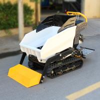 China Electric Crawler Mini Dumper 500kg 1000kg Mini Track Dumper Moving Type Crawler Loader for sale