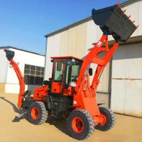 China HQ-WZ-10-20 Ce Epa 4wd Compact Four-wheel Articulated Mini Backhoe Loader With 4x4 for sale
