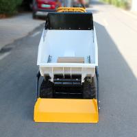 China Electric Crawler Mini Dumper 500kg 1000kg Mini Track Dumper Moving Type Crawler Loader for sale
