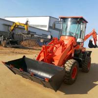 China HQ-WZ-10-20 Ce Epa 4wd Compact Four-wheel Articulated Mini Backhoe Loader With 4x4 for sale