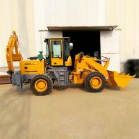 China HQ-WZ-25-30 4x4 Hydraulic Excavator Loader Integrated Machine Wheel Mini Backhoe Loader for sale