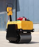 China 425mm Drum Diameter Small 0.5 Ton Double Drum Road Roller Diesel Asphalt Compactor for sale