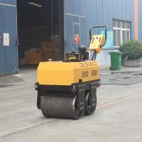 China 425mm Drum Diameter Small 0.5 Ton Double Drum Road Roller Diesel Asphalt Compactor for sale