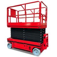 China 48V/4.5kw Motor Power 4-16m Lift Mobile Scissors Platform for Industrial Applications for sale