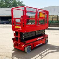China 48V/4.5kw Motor Power 4-16m Lift Mobile Scissors Platform for Industrial Applications for sale
