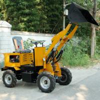 China CE EPA Backhoe Battery 4 Wheel Drive Small Electric Loaders with Electric Start for sale