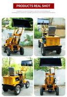 China Small Farming 850 kg Electric Mini Front End Compact Battery Wheel Loader with Affordable for sale
