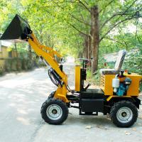 China 0.8 Ton Frontal Compact Mini Front Loader 1 cbm Bucket Capacity for Restaurant for sale