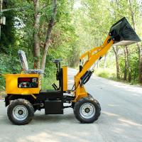 China 0.8 Ton Frontal Compact Mini Front Loader 1 cbm Bucket Capacity for Restaurant for sale