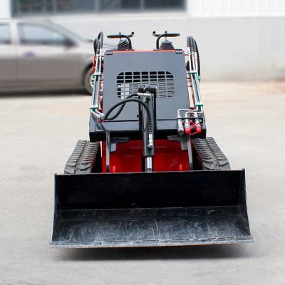 China Tracked Skid Steer Loader with BOXINHUASHENG Hydraulic Valve Snow Blowing Attachment for sale