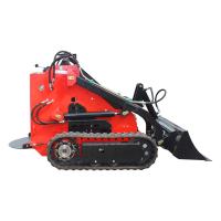 China Tracked Skid Steer Loader with BOXINHUASHENG Hydraulic Valve Snow Blowing Attachment for sale