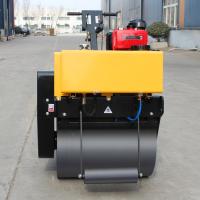 China 500kg Small Walk Behind Road Roller Single Drum Soil Asphalt Compactor for Road Repair for sale