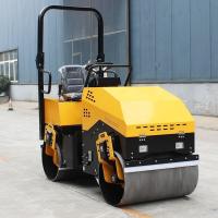 China 1.5 Ton Single Drum And Double Drum Ride-On Road Roller with Exciting Force of 30KN for sale