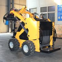 China Construction Works Mini Skid Steer Wheel Loader with HQ Hydraulic Valve and Epa Engine for sale