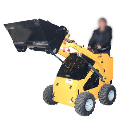 China Powerful 500KG Mini Skid Steer Loader with Track 15.7 kW and 17.1KW Maximum Power for sale