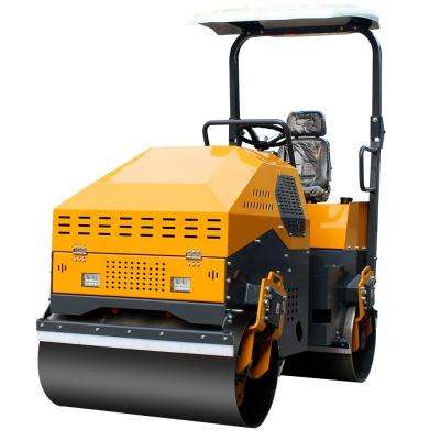 China 0.3 Ton Diesel Gasoline Mini Road Roller with Huade Hydraulic Pump and Kubota Engine for sale