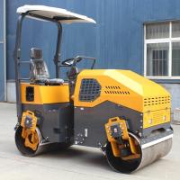 China 0.3 Ton Diesel Gasoline Mini Road Roller with Huade Hydraulic Pump and Kubota Engine for sale