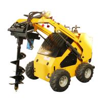 China Powerful 500KG Mini Skid Steer Loader with Track 15.7 kW and 17.1KW Maximum Power for sale